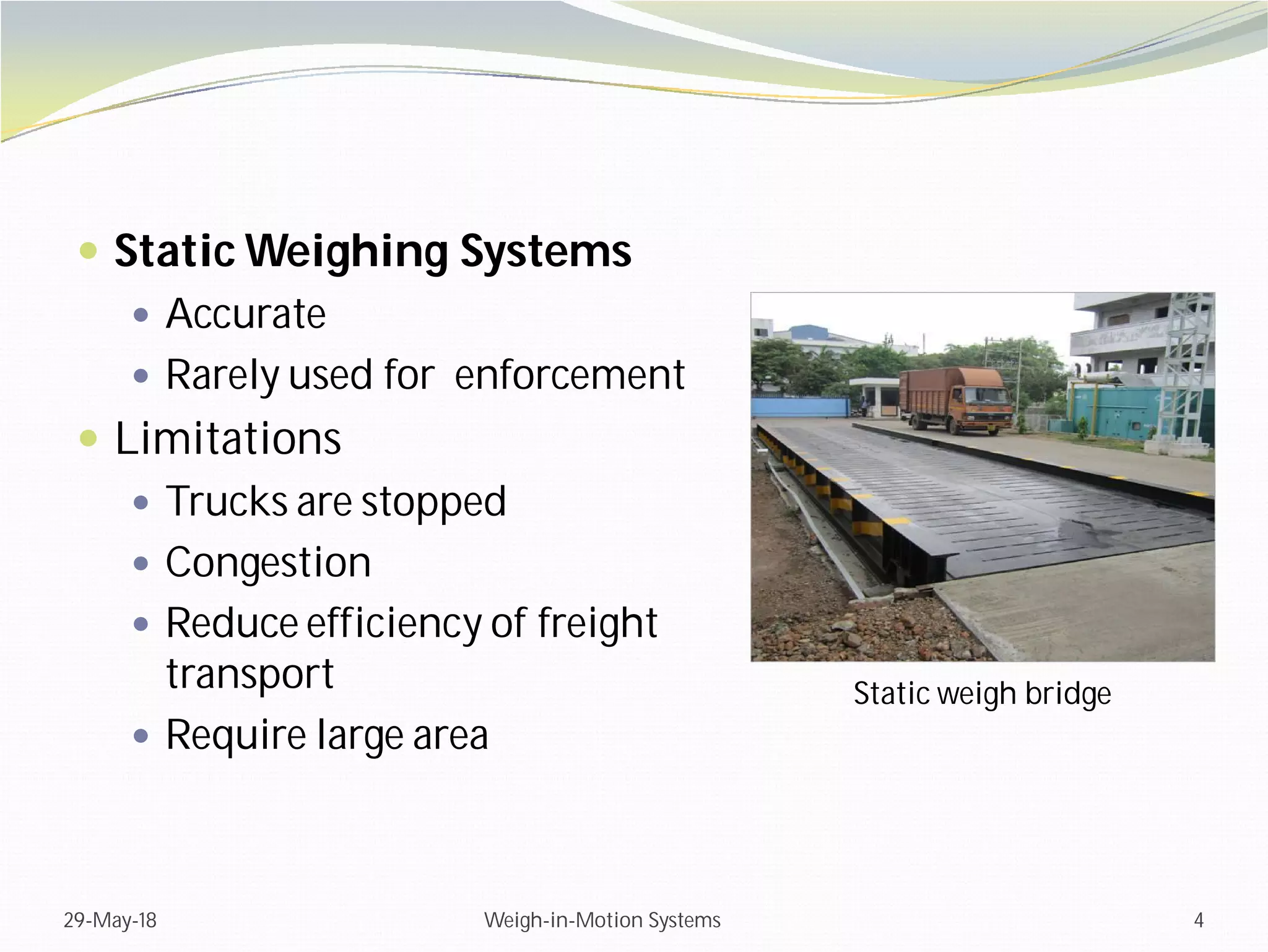 Weigh-in-Motion (WIM) Systems | PDF