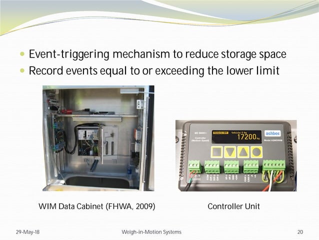 Weigh-in-Motion (WIM) Systems | PPT