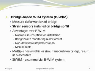 Weigh-in-Motion (WIM) Systems | PDF