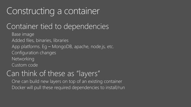 Introduction To Microsoft Windows Containers | PPT
