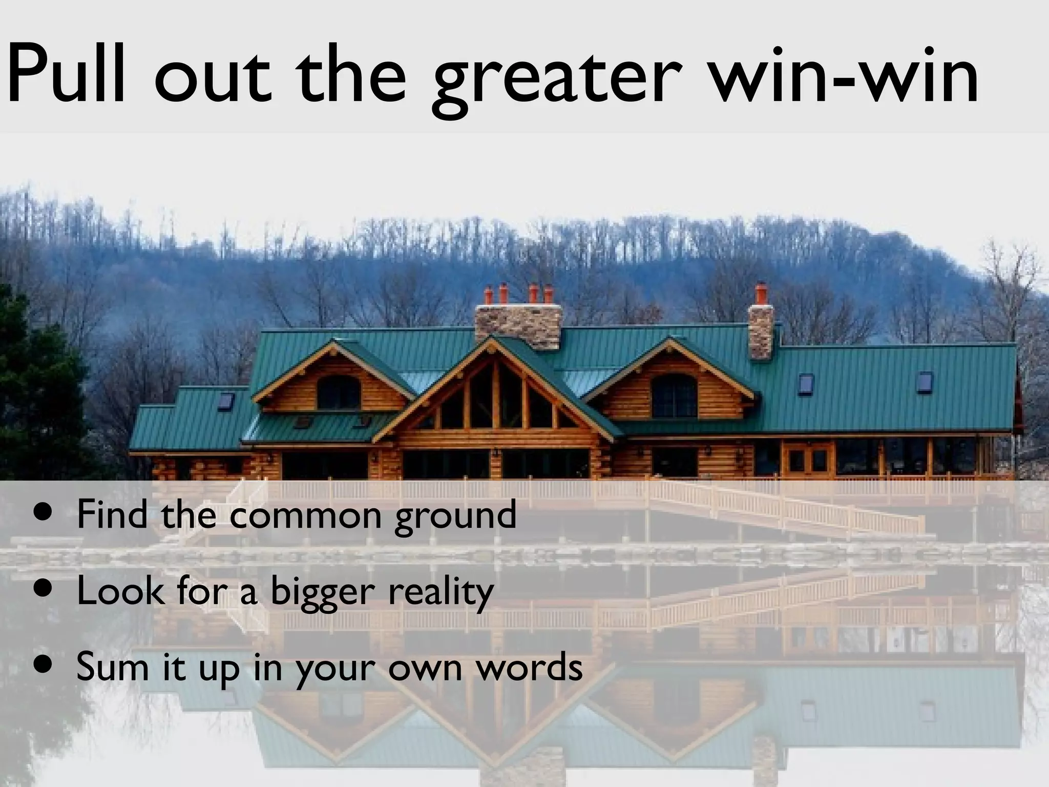Win Win Conversations | PPT