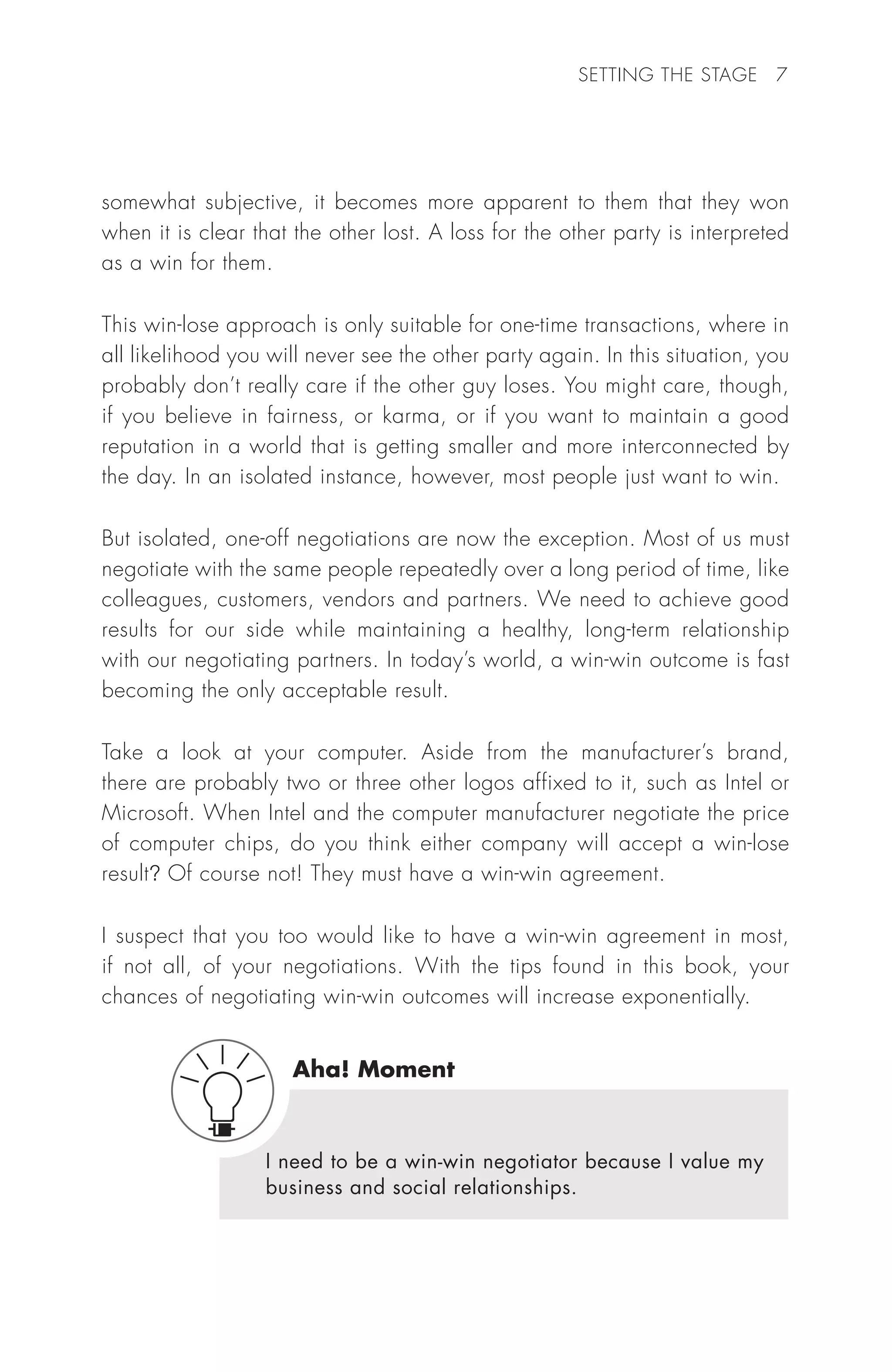 Win win negotiations training texbook | PDF