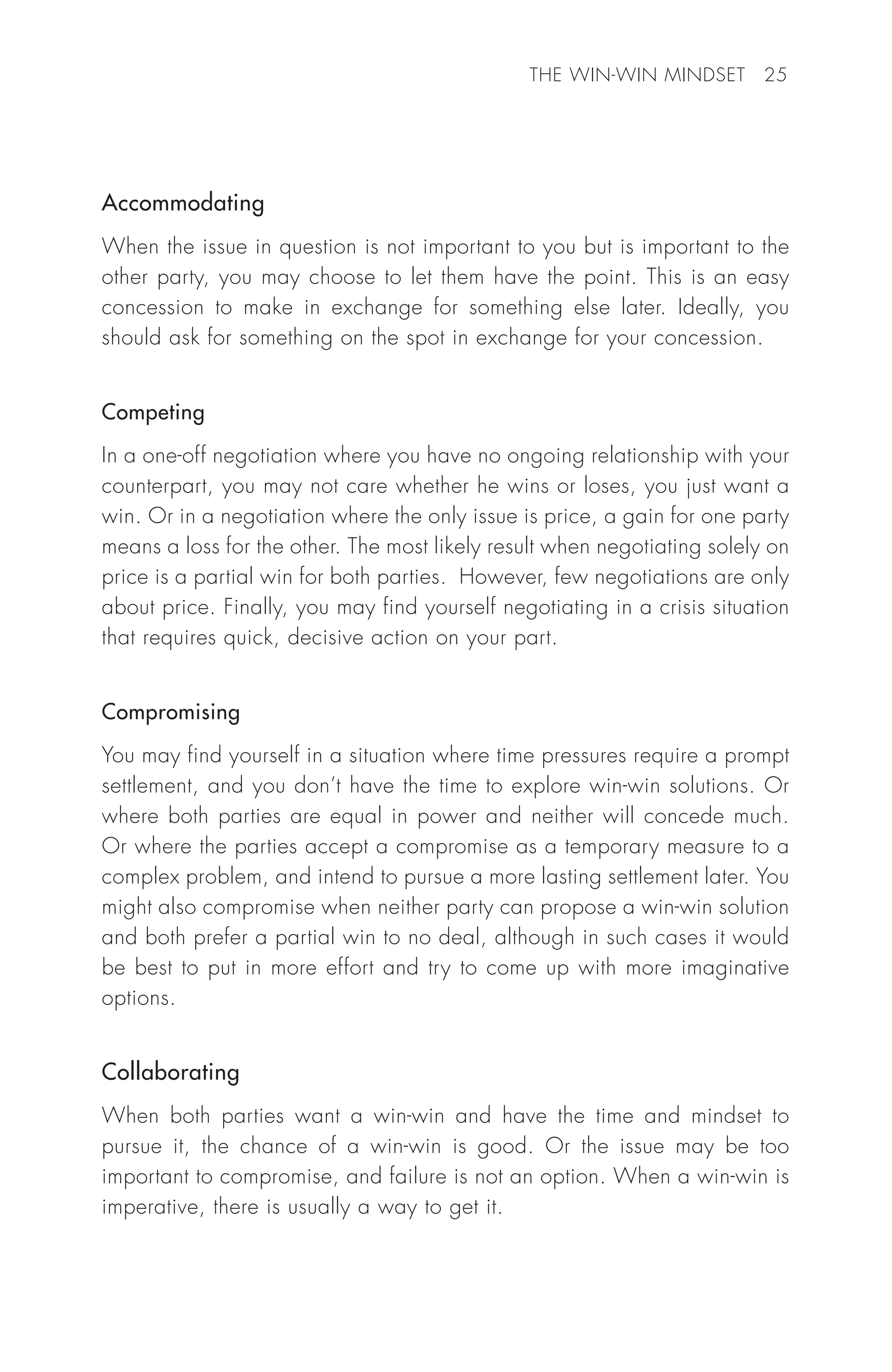 Win win negotiations training texbook | PDF