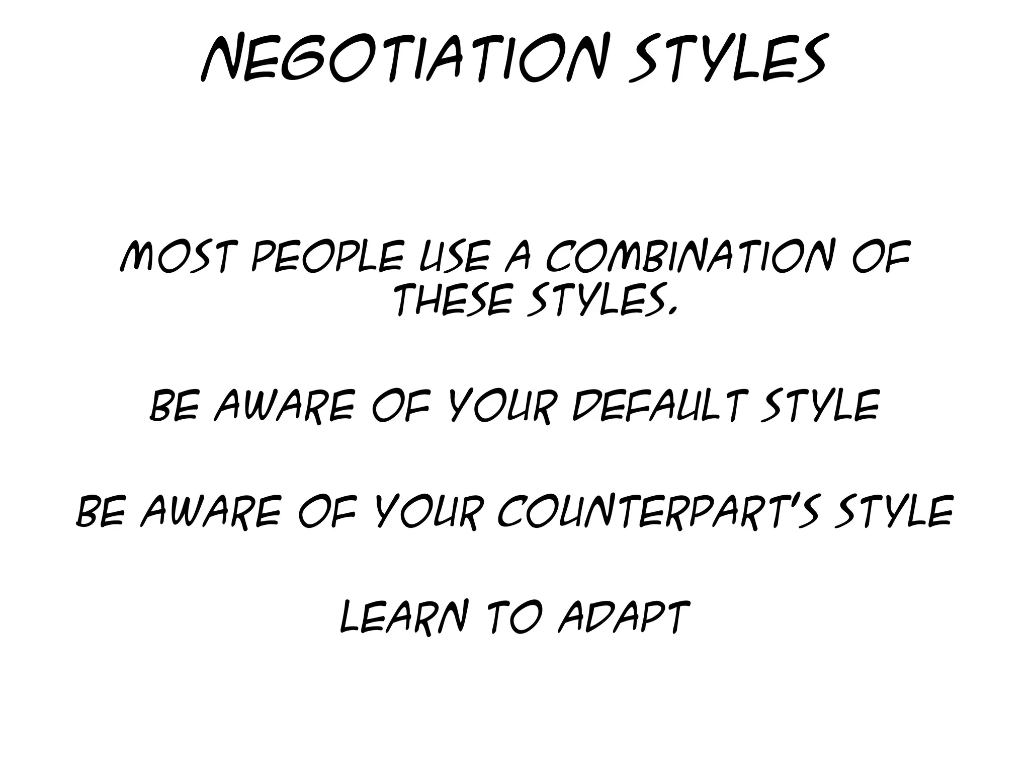 Win win negotiation techniques | PPTX
