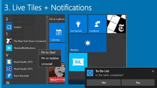 Universal Apps for Windows 10 | PPTX