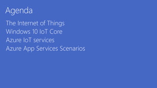Building IoT solutions using Windows 10 IoT Core & Azure | PPTX | Cloud Computing | Internet