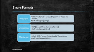 A basic approach to Understanding Win32 Binaries | PDF