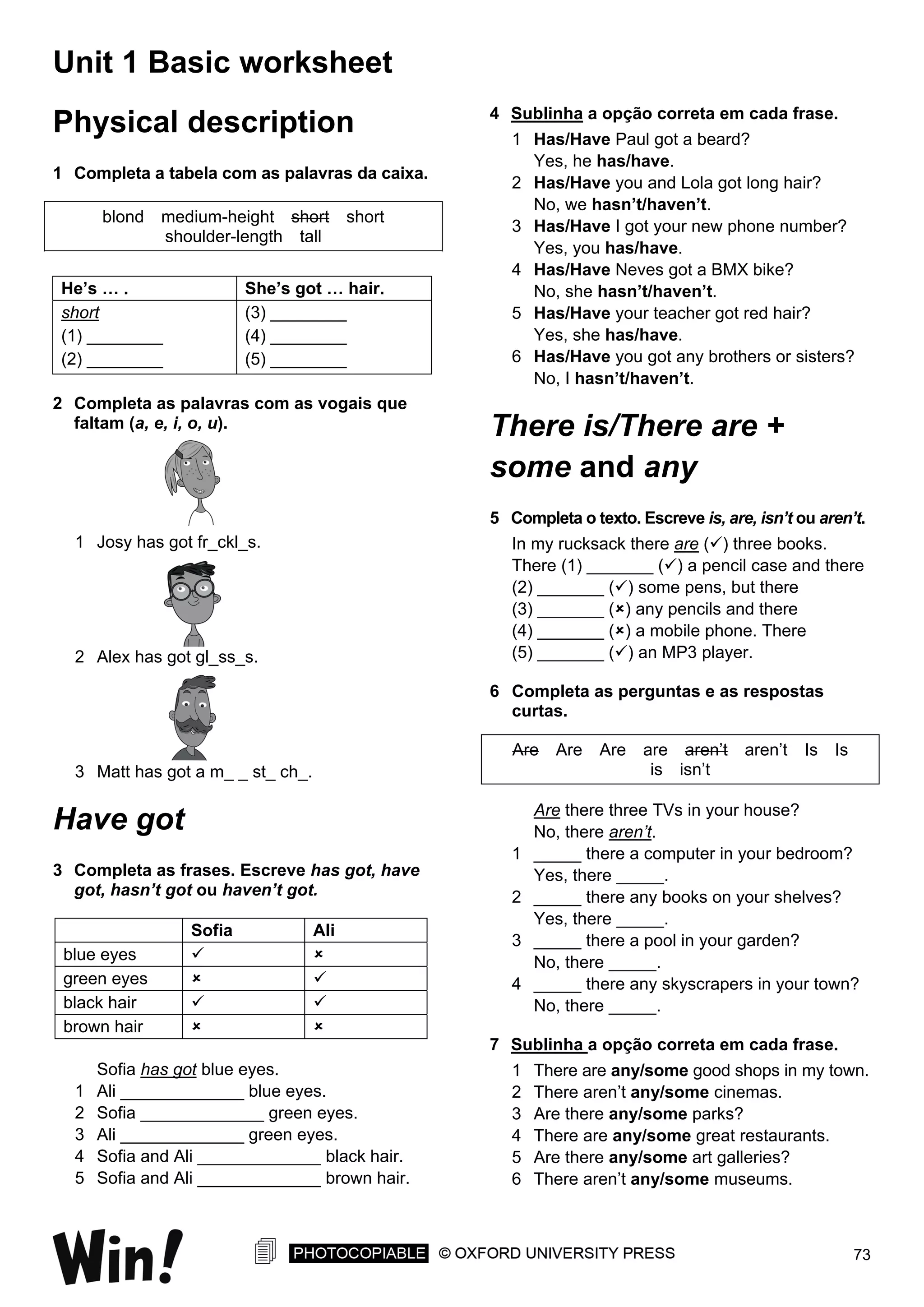 Win6 basicworksheet unit01 | PDF