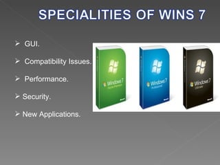 Windows 7 OS | PPT