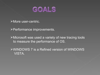 Windows 7 OS | PPT