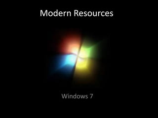 Windows 7 Basics | PPTX