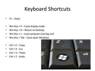 Windows 7 Basics | PPTX