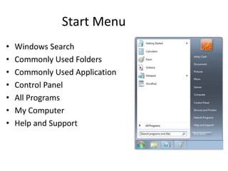 Windows 7 Basics | PPTX
