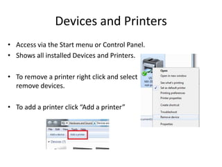 Windows 7 Basics | PPTX