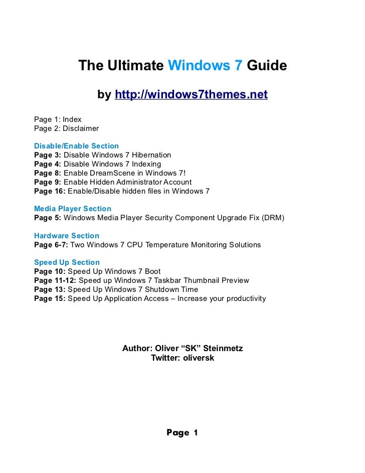 Win7guide