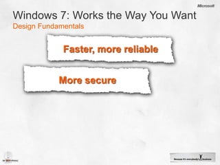 Windows 7 Optimized Desktop | PPTX