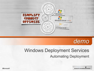 Windows 7 Streamlining Deployment | PPTX | Operating Systems | Computer Software and Applications