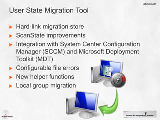 Windows 7 Streamlining Deployment | PPTX | Operating Systems | Computer Software and Applications