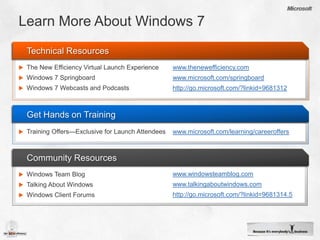 Windows 7 Streamlining Deployment | PPTX | Operating Systems | Computer Software and Applications