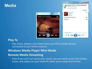 Windows 7 Features | PPTX