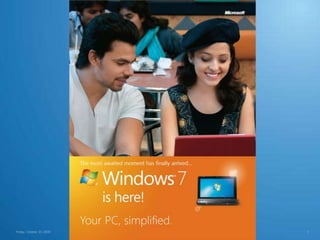 Windows 7 Features | PPTX