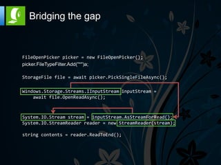 Developing on Windows 8 | PPT
