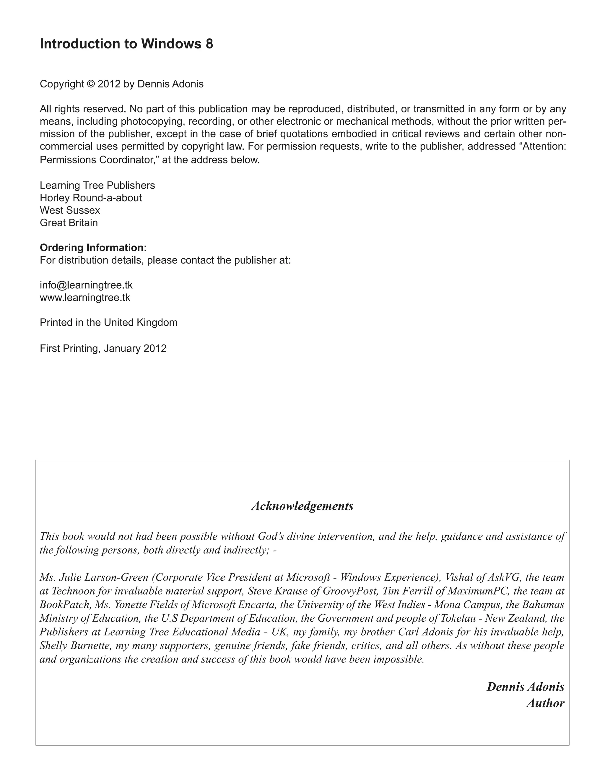 An Introduction to Windows 8 | PDF | Internet for Beginners | Internet