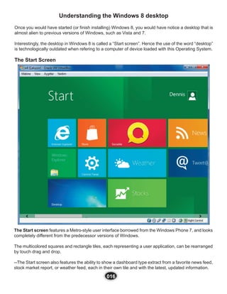 An Introduction to Windows 8 | PDF | Internet for Beginners | Internet