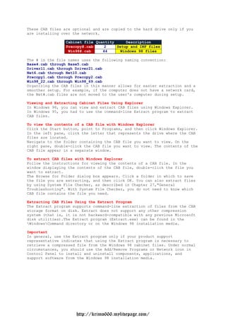 Win98 System File Details | PDF