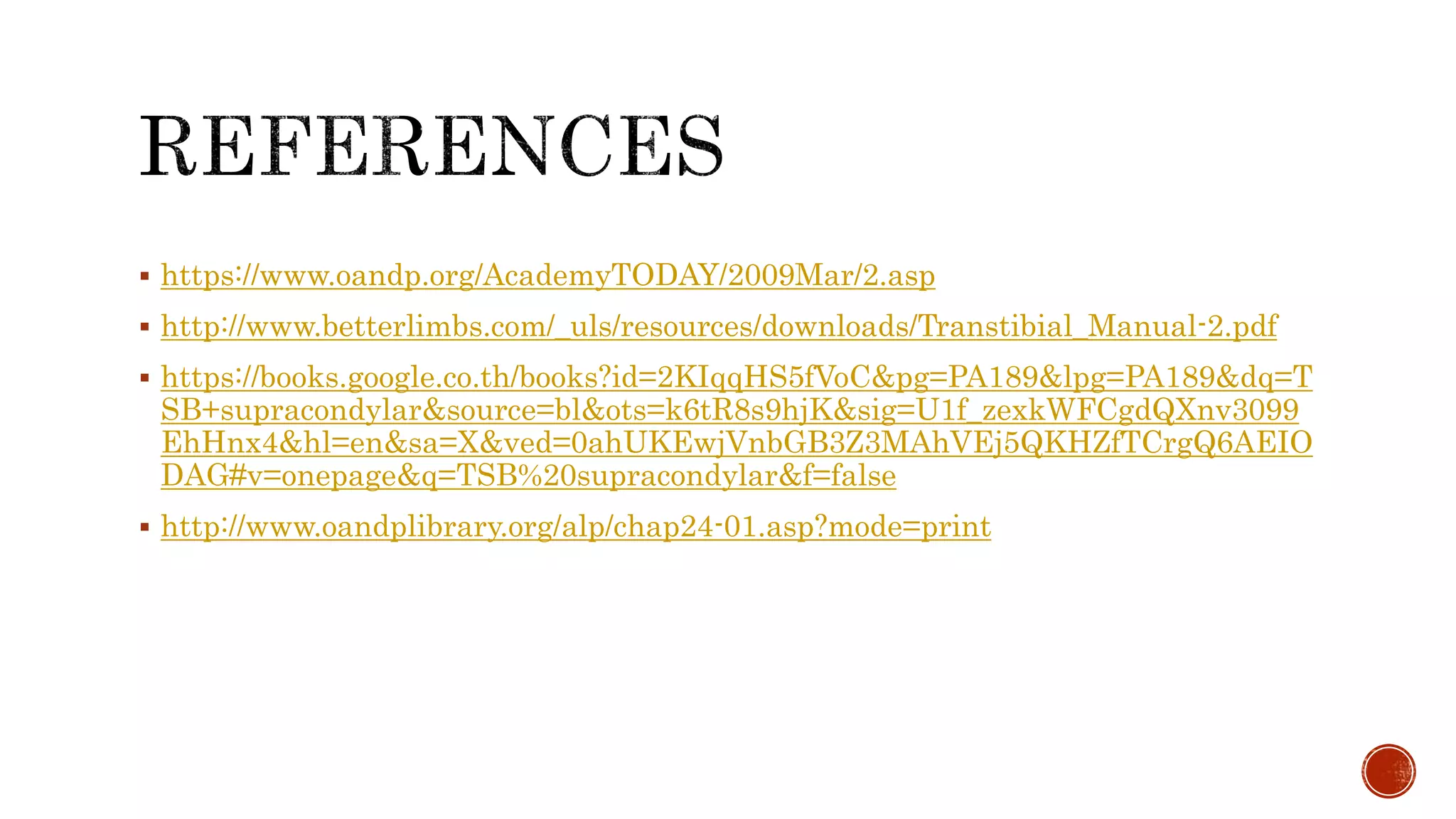 Bilateral amputation | PPTX