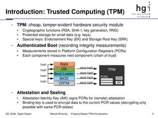 Property-Based TPM Virtualization | PPT