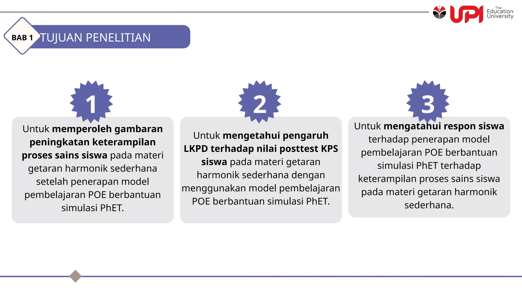 Ppt sidang model POE berbatuan simulasi PHET | PPTX