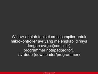 winavr tutorial | PPT