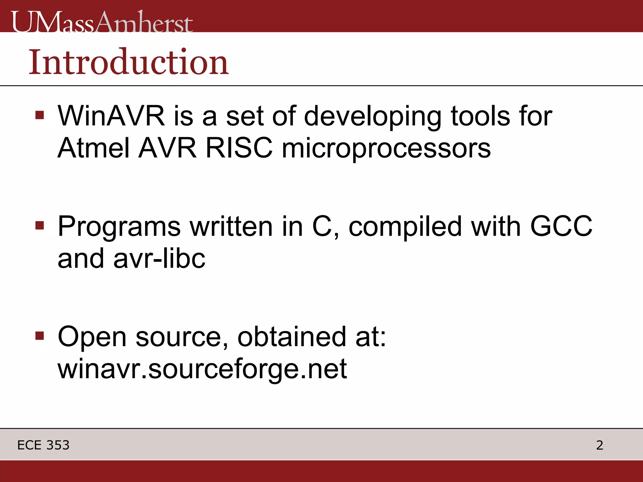 Win avr presentation_2006 | PPT