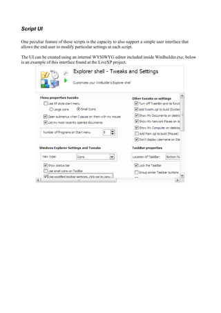 Explaining the WinBuilder framework | PDF | Shareware and Freeware ...