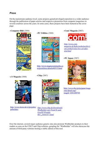 Explaining the WinBuilder framework | PDF | Shareware and Freeware ...