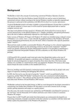 Explaining the WinBuilder framework | PDF | Shareware and Freeware ...