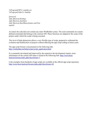 Explaining the WinBuilder framework | PDF | Shareware and Freeware ...
