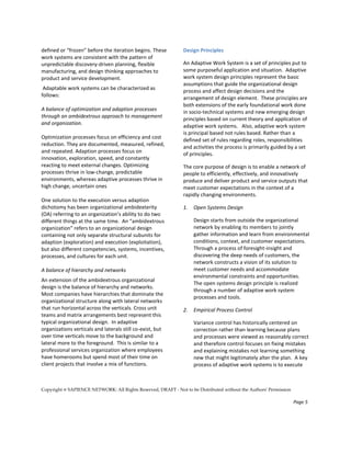 Adaptive Work Systems: A Perspective on the Evolution of Socio-Technical Systems | PDF