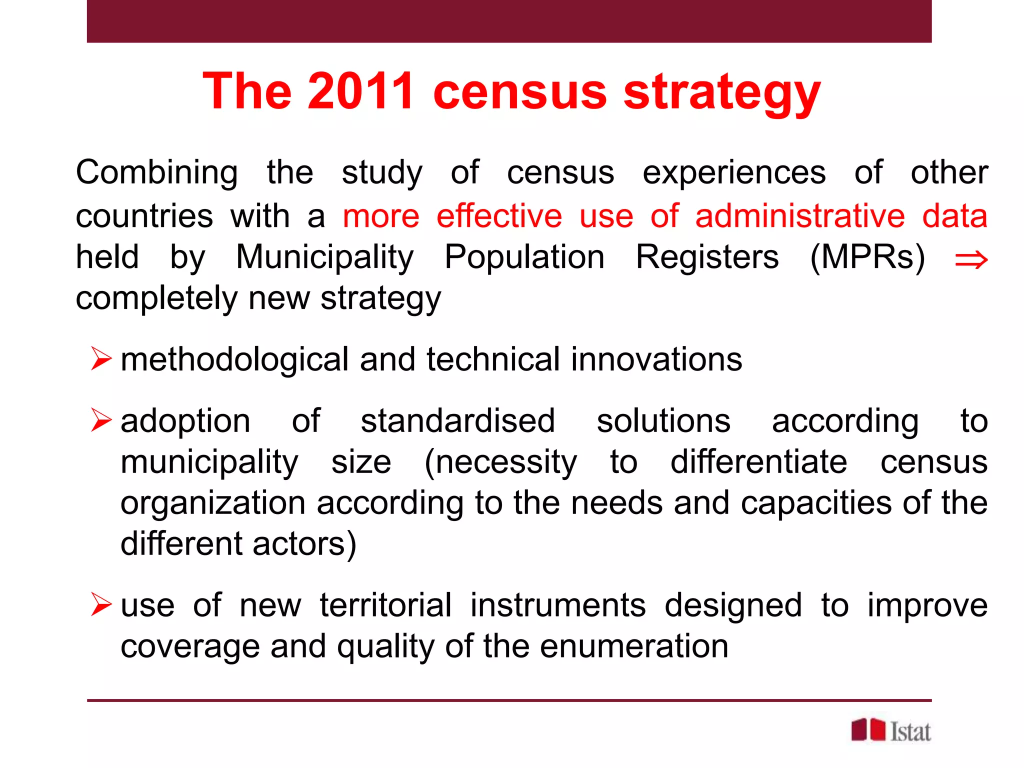 The integration of statistical and administrative data sources to ...