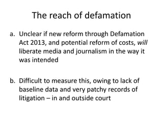 Is data protection the new defamation? | PPT