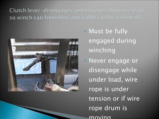 FFRD BREAKER WINCH OPERATION | PPT