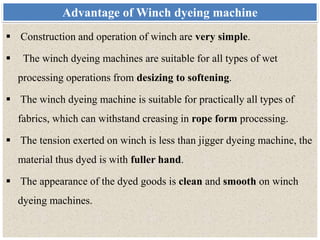 Winch Dyeing Machine | PPT