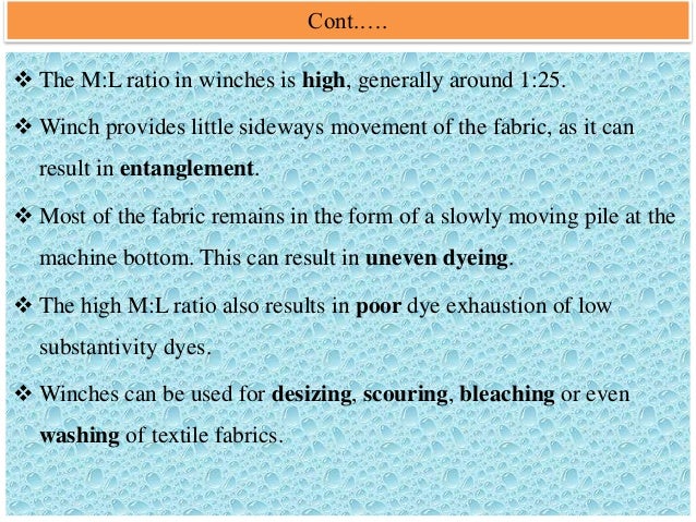 Winch Dyeing Machine