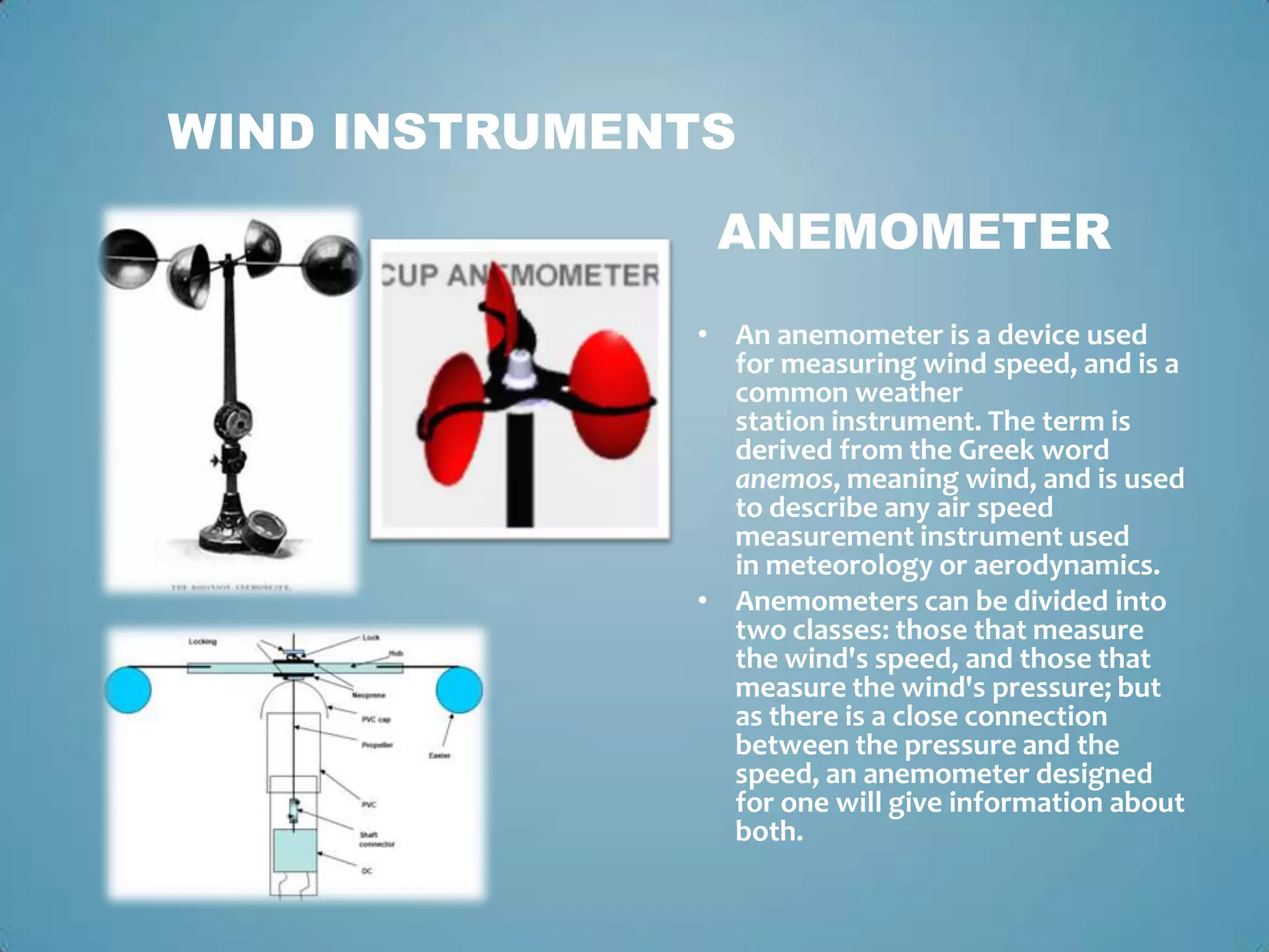 Wind - Introduction, Effects, Forces and Instruments. | PPTX