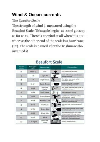 Wind and currents | DOCX