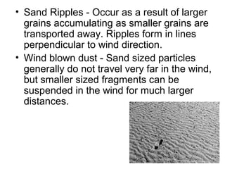 Wind.agent- Geomorhology Chapter | PPT