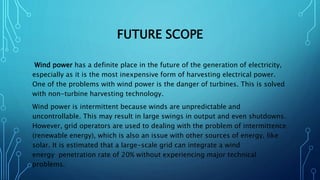 Wind power plant | PPTX