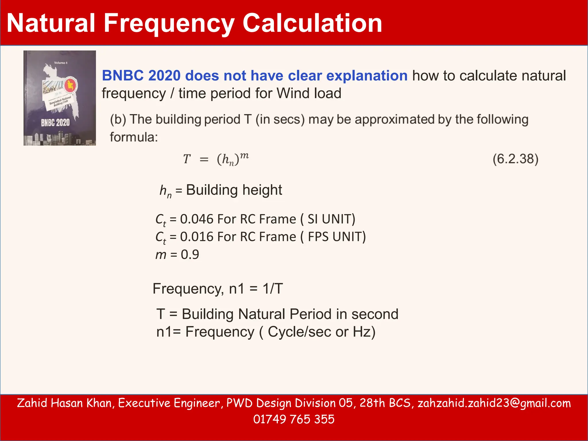 wind load analysis according to BNBC 2020 | PDF