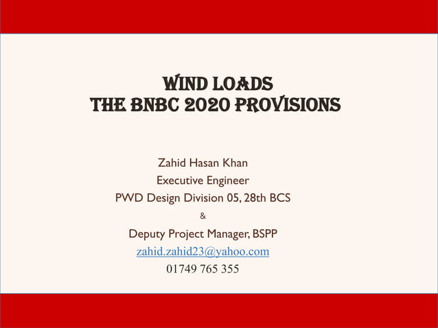 wind load analysis according to BNBC 2020 | PDF | Civil Engineering ...
